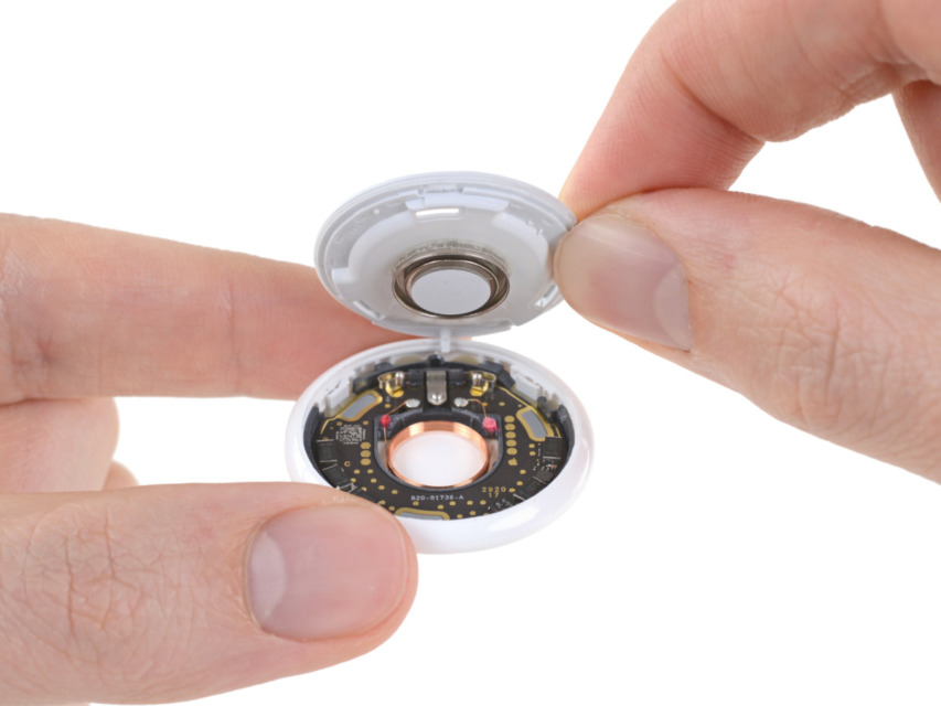 iFixitがAirTagを分解。本質的にはスピーカー？直接ストラップを付けるハックも | Dream Seed